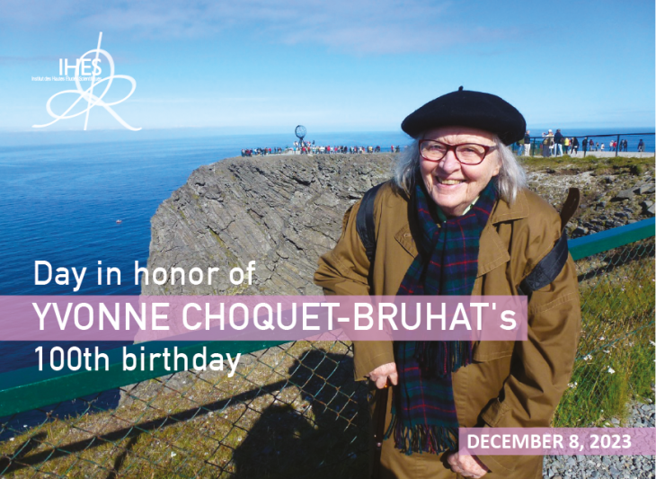 Yvonne Choquet-Bruhat honored on December 8, 2023 - IHES